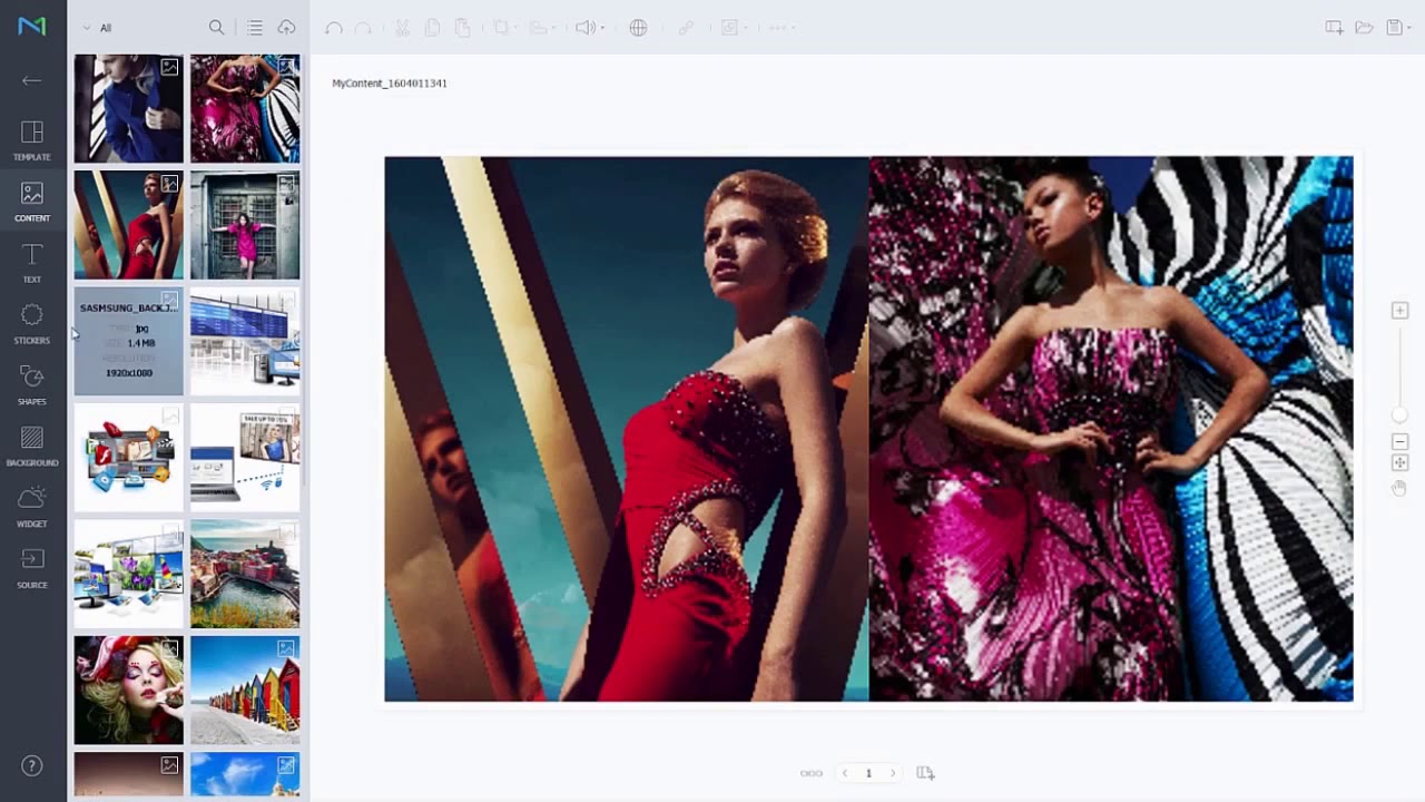 Samsung SMART Signage Display Solution - MagicInfo Content Creator ...