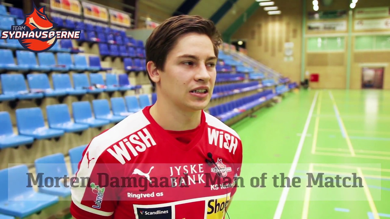 Morten Damgaard efter sejren over HIK - YouTube
