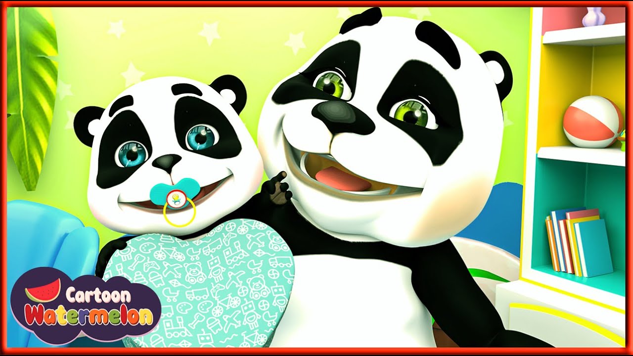Daddy Panda - Nursery Rhymes and Kids Song + More Little Watermelon ...