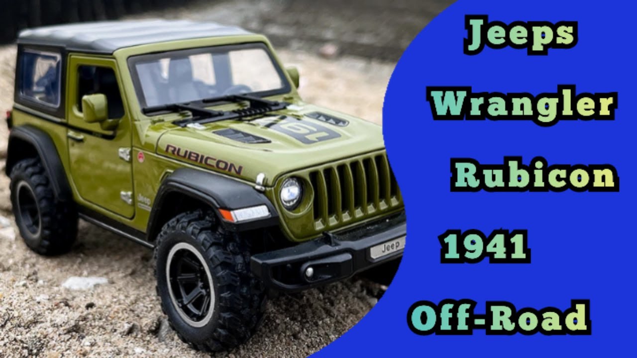 Jeeps Wrangler Rubicon Off-Road Alloy Car Diecasts & Sound and light ...