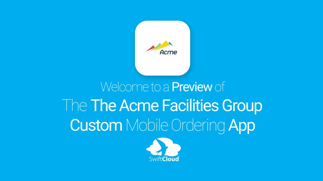 The Acme Facilities Group - Mobile App Preview - THE661W - YouTube