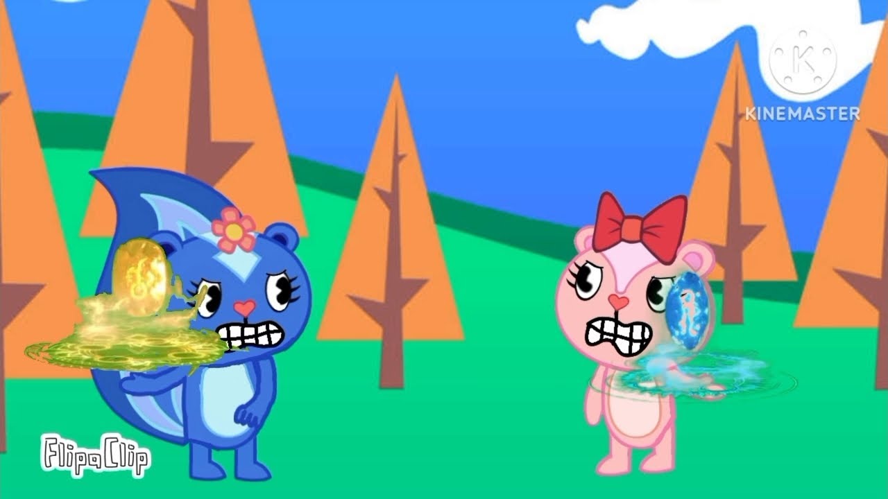 Happy tree friends Petunia vs Giggles Animation - YouTube