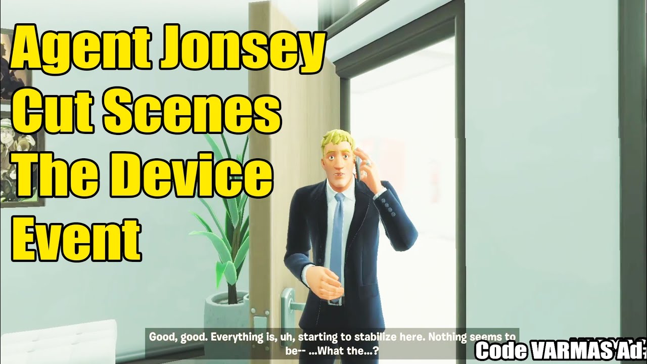 Agent Jonesy Cut Scenes - The Device Fortnite Event - YouTube