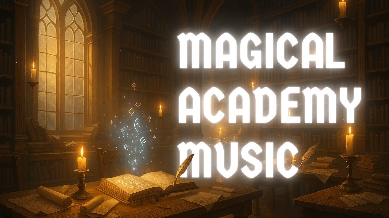Magical Academy Music | Calm Fantasy Library Ambience for Studying ...