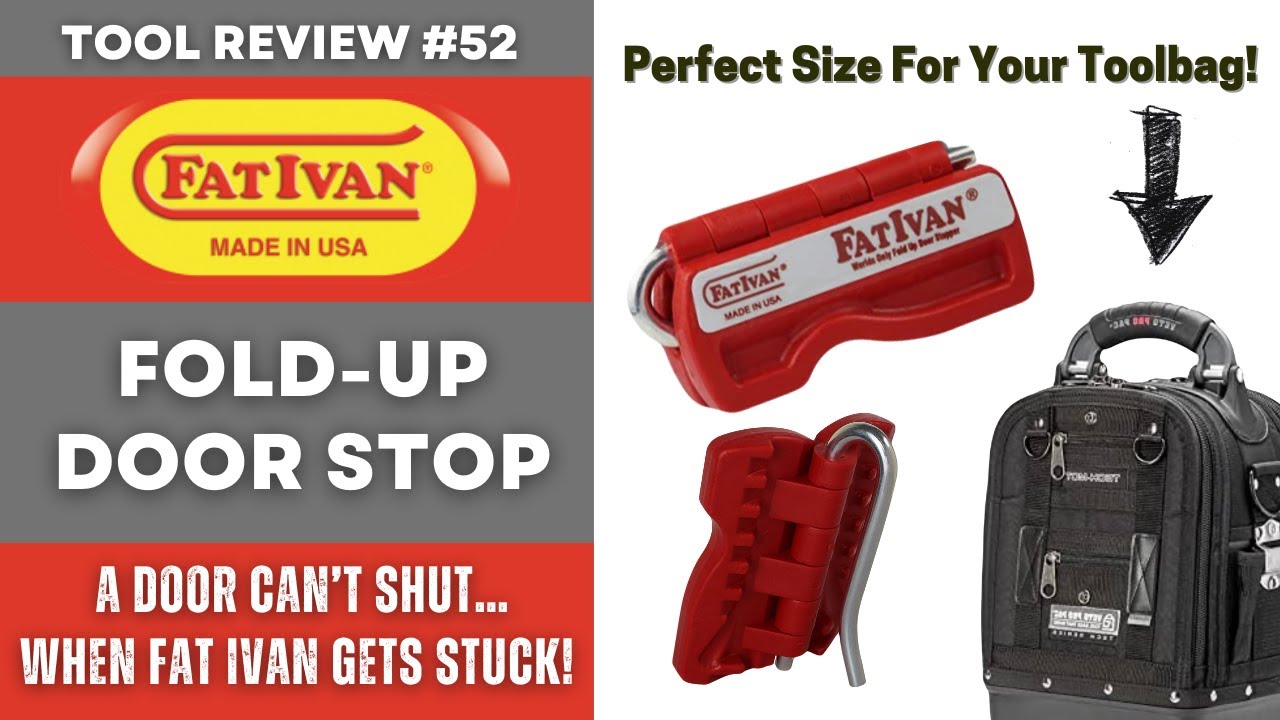 Fat Ivan Fold Up Door Stop / Perfect to Fit in Your Toolbag #tools # ...