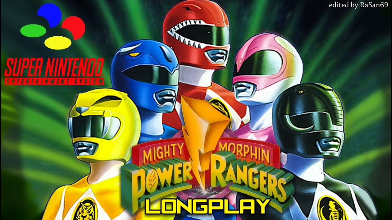 Mighty Morphin Power Rangers (SNES) FULL GAME longplay - YouTube