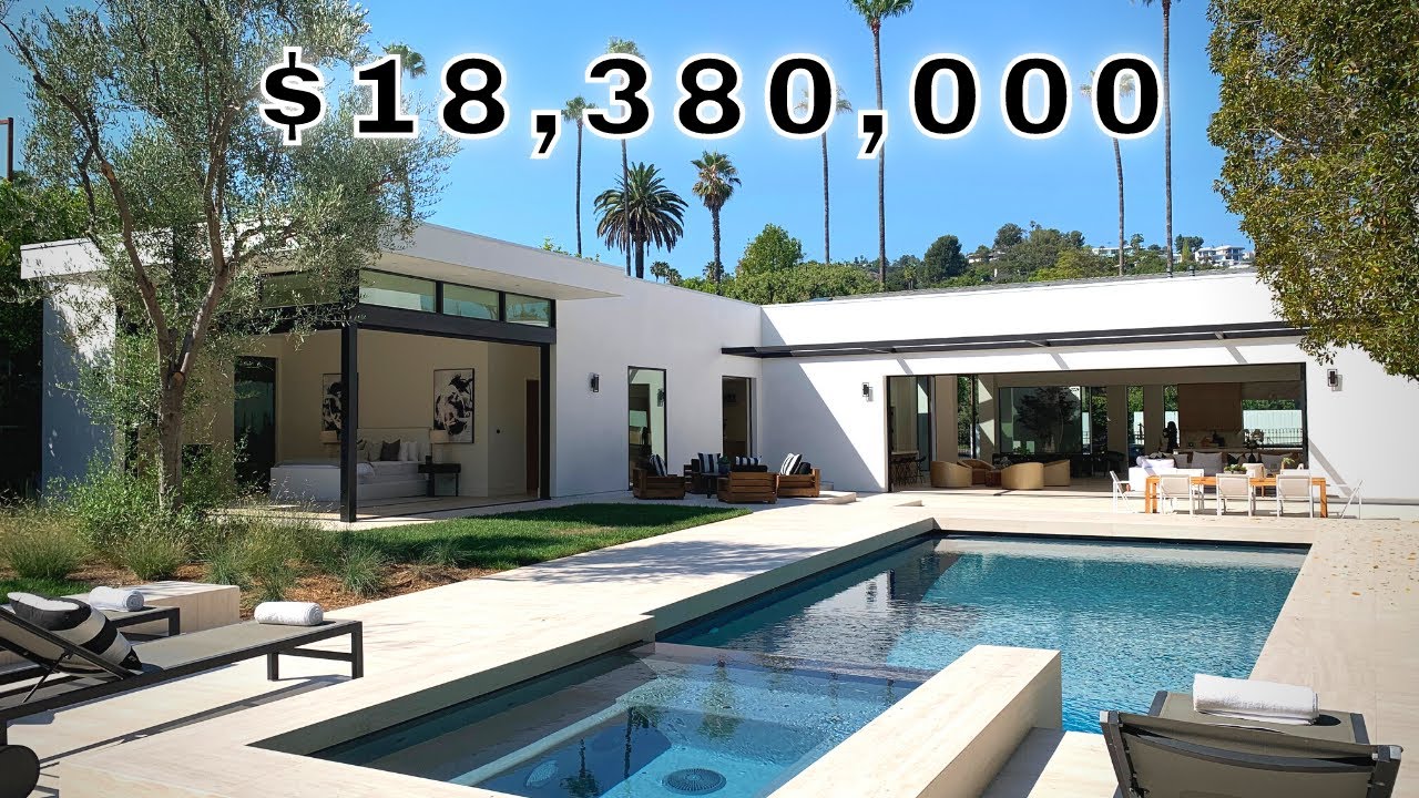 Inside a $18,380,000 Beverly Hills Estate | Private Mansion Tour ...