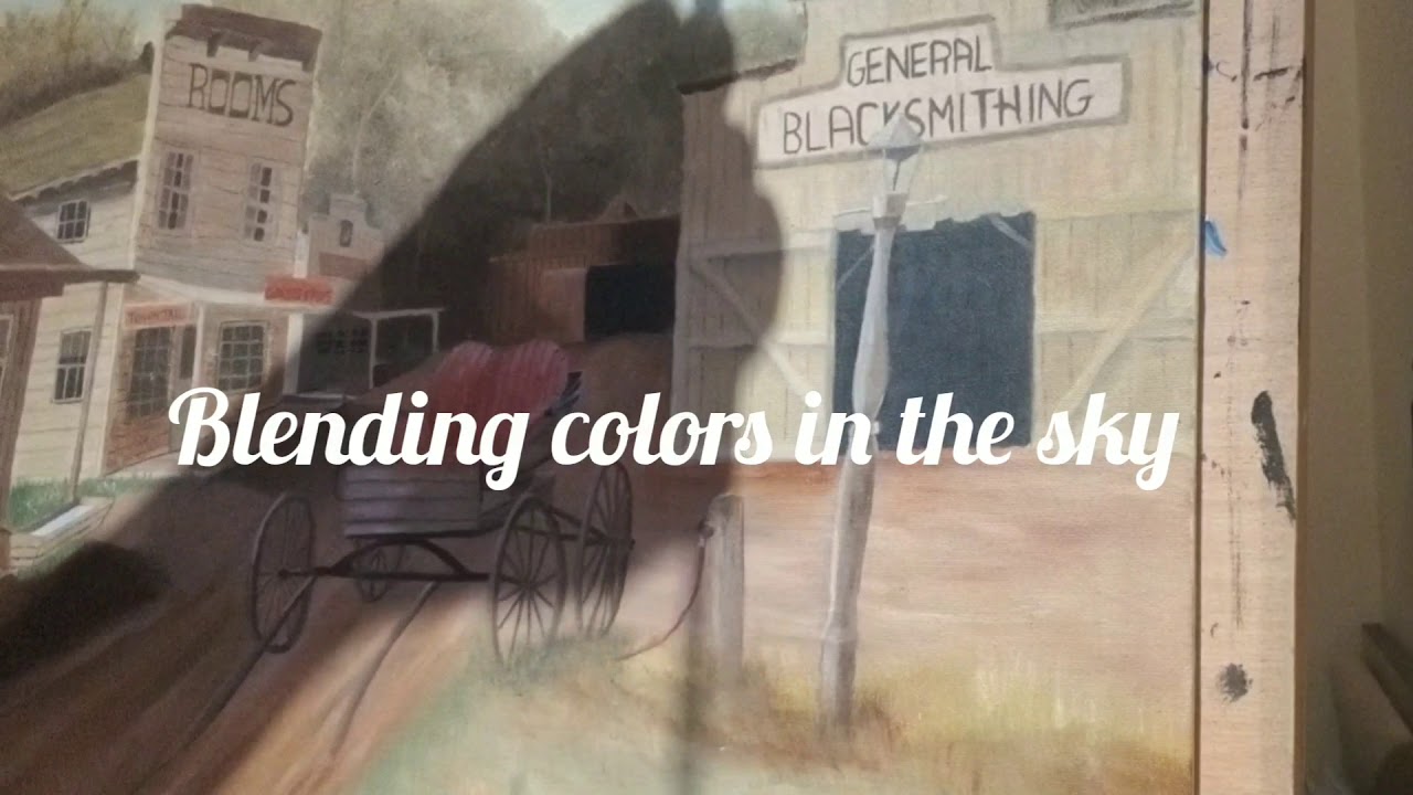 How to add color to an existing painting - YouTube
