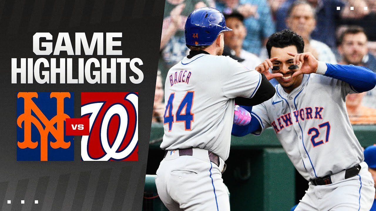 Mets vs. Nationals Game Highlights (6/4/24) | MLB Highlights - YouTube