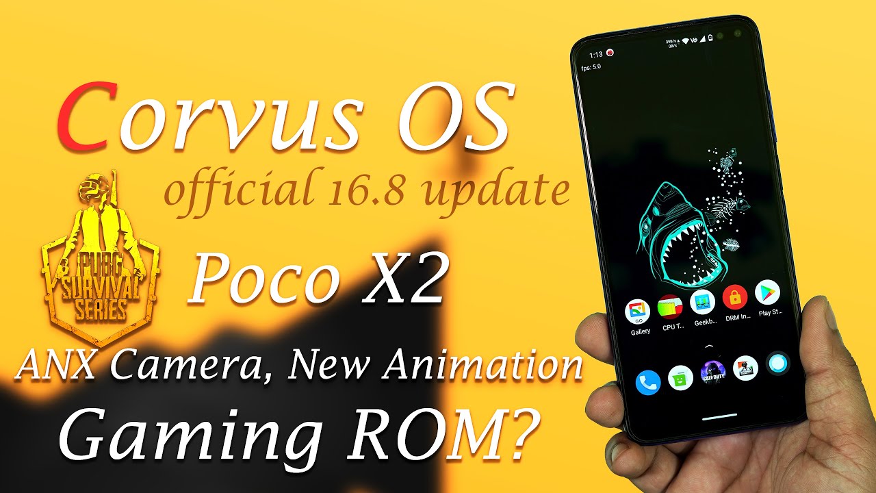 ⚡⚡Corvus OS v16.8 Official for Poco X2, New Features &Animation, CPU ...