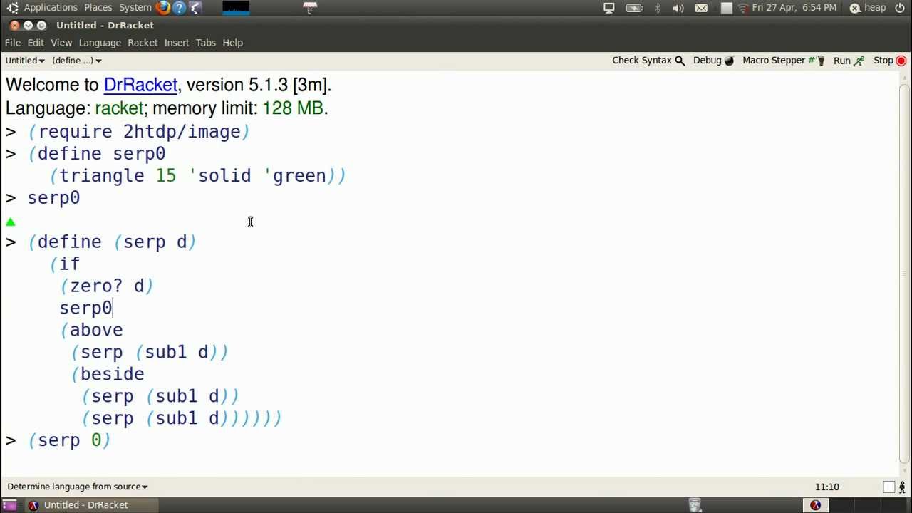 Racket Recursion 094 Triangle Recursion Youtube 4391
