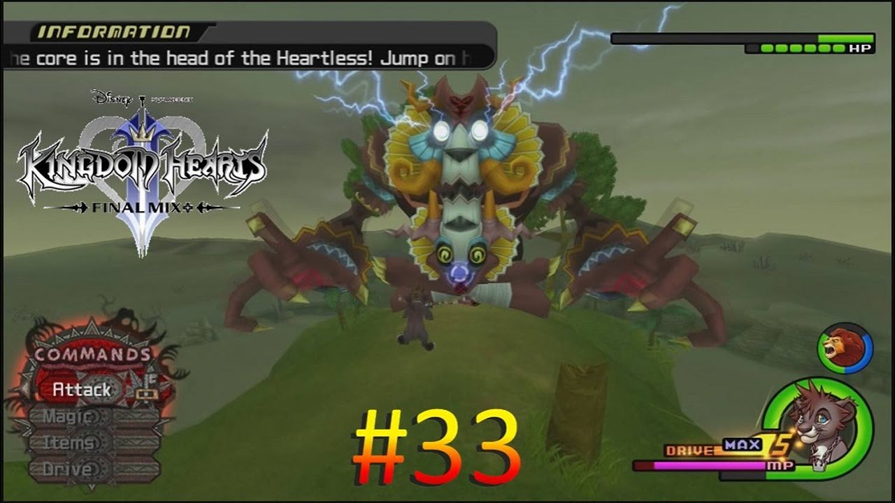 Kingdom Hearts 2: Final Mix - Ground Shaker Boss Fight - YouTube