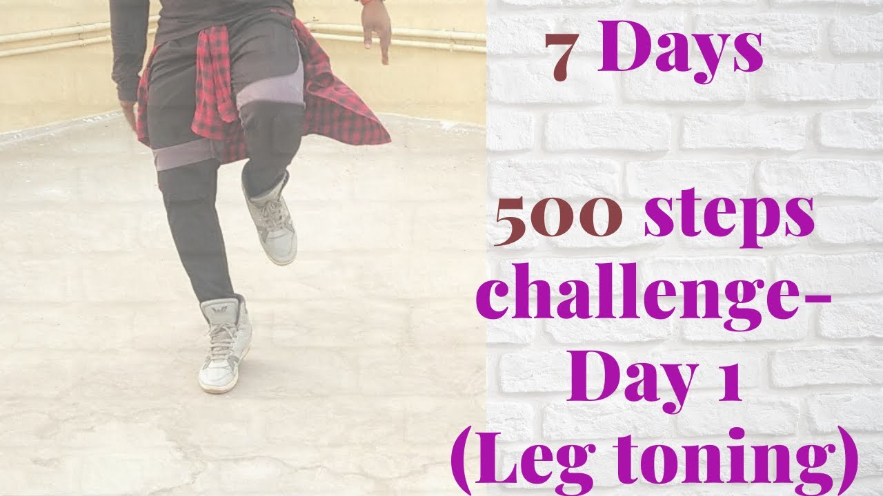 500 Steps ||7 Days workout challenge || Weightloss || Workout || Legs ...