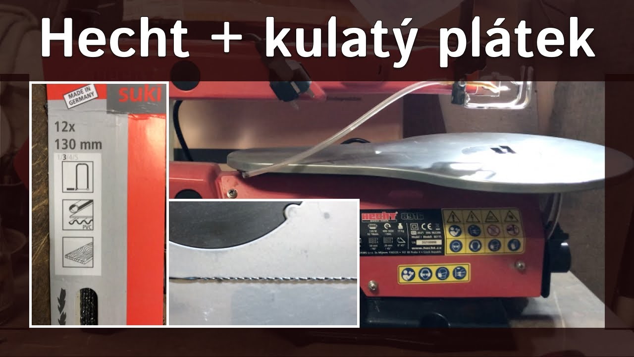 ⛑ Návod: vložení kulatého plátku do lupínkové pily Hecht ⭕️🪚 - YouTube