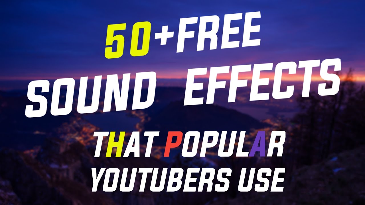 Popular Funny Sound Effects For Youtube Videos | No Copyright | Sound ...