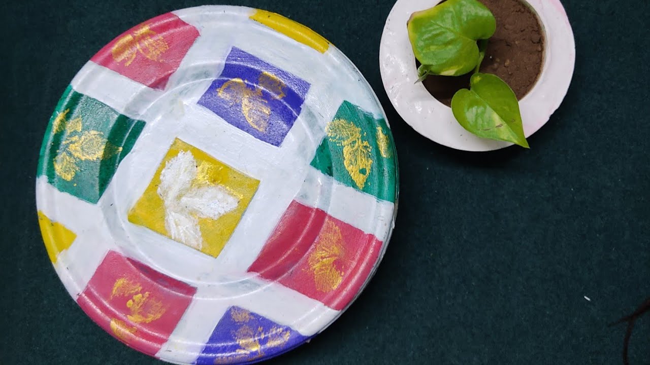 painting on a spice box ( masala dabba) #craft #diy - YouTube