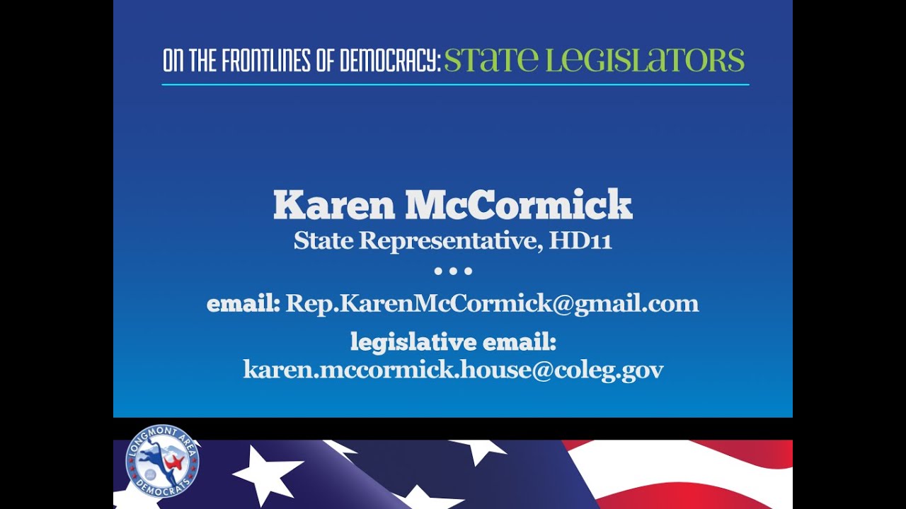 HD11 State Representative Karen McCormick LAD 2/5/25 - YouTube