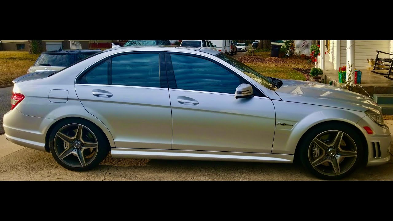 2011 w211 c63 AMG acceleration. - YouTube