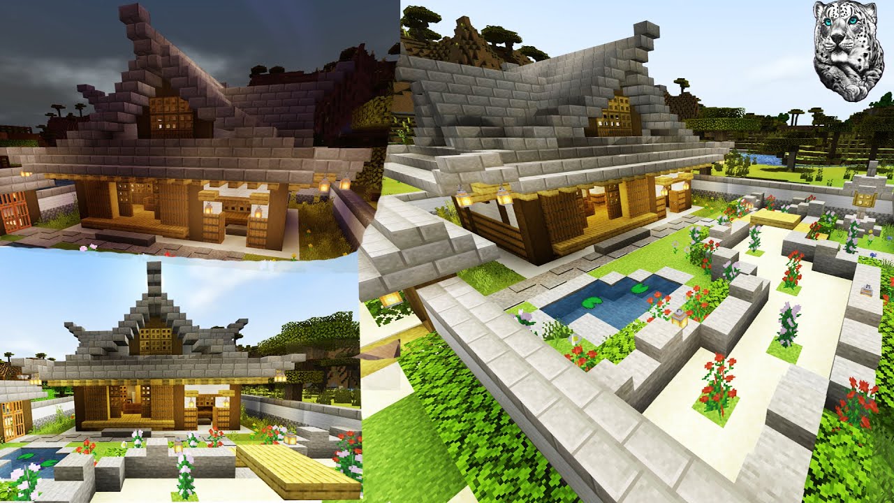Как Русский Японский дом построил Minecraft Youtube