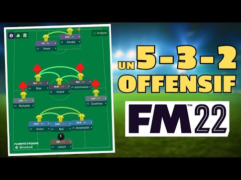 Présentation tactique | Un 5-3-2 Offensif ! (Tactique hybride) [FM22 ...