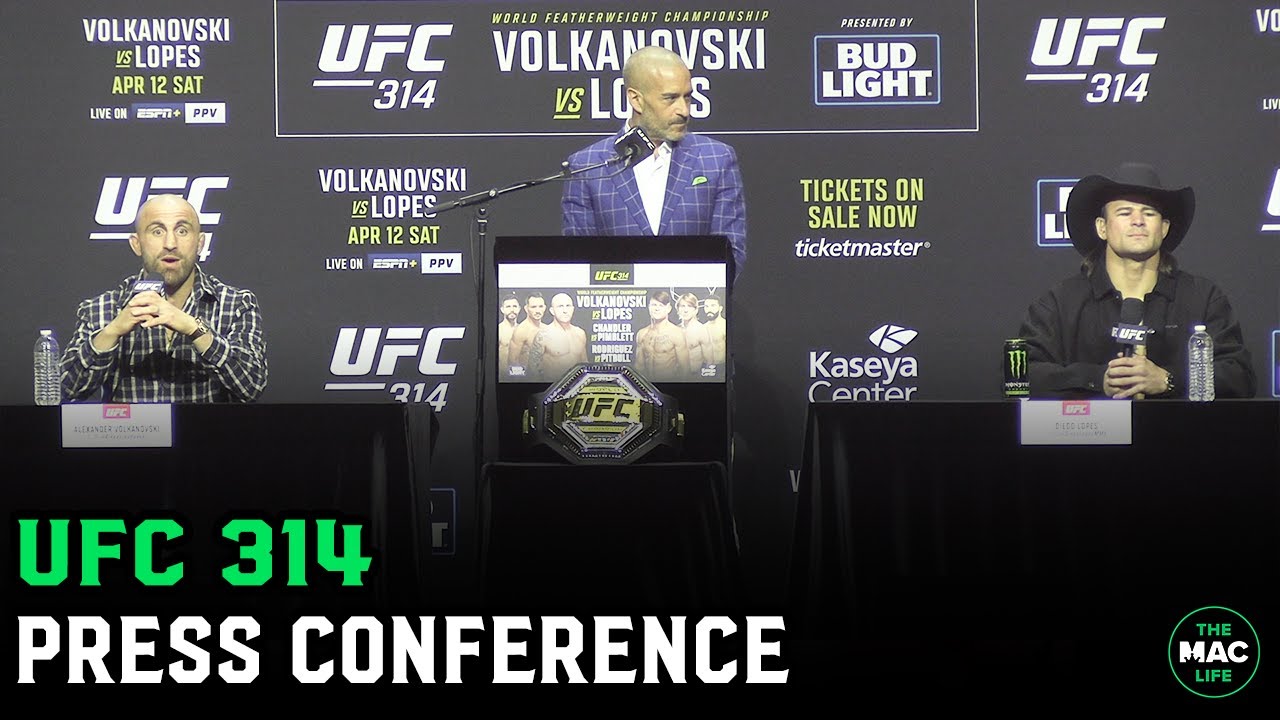 UFC 314 Miami Pre-fight Press Conference (Full) - YouTube