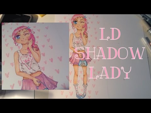 Coloring LD Shadow Lady With Copic Markers! - YouTube