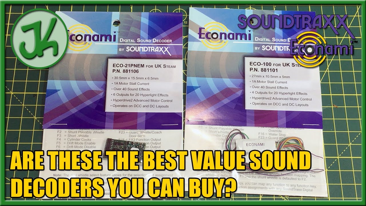 Are These The Best Value Sound Decoders You Can Buy? Soundtraxx Econami ...