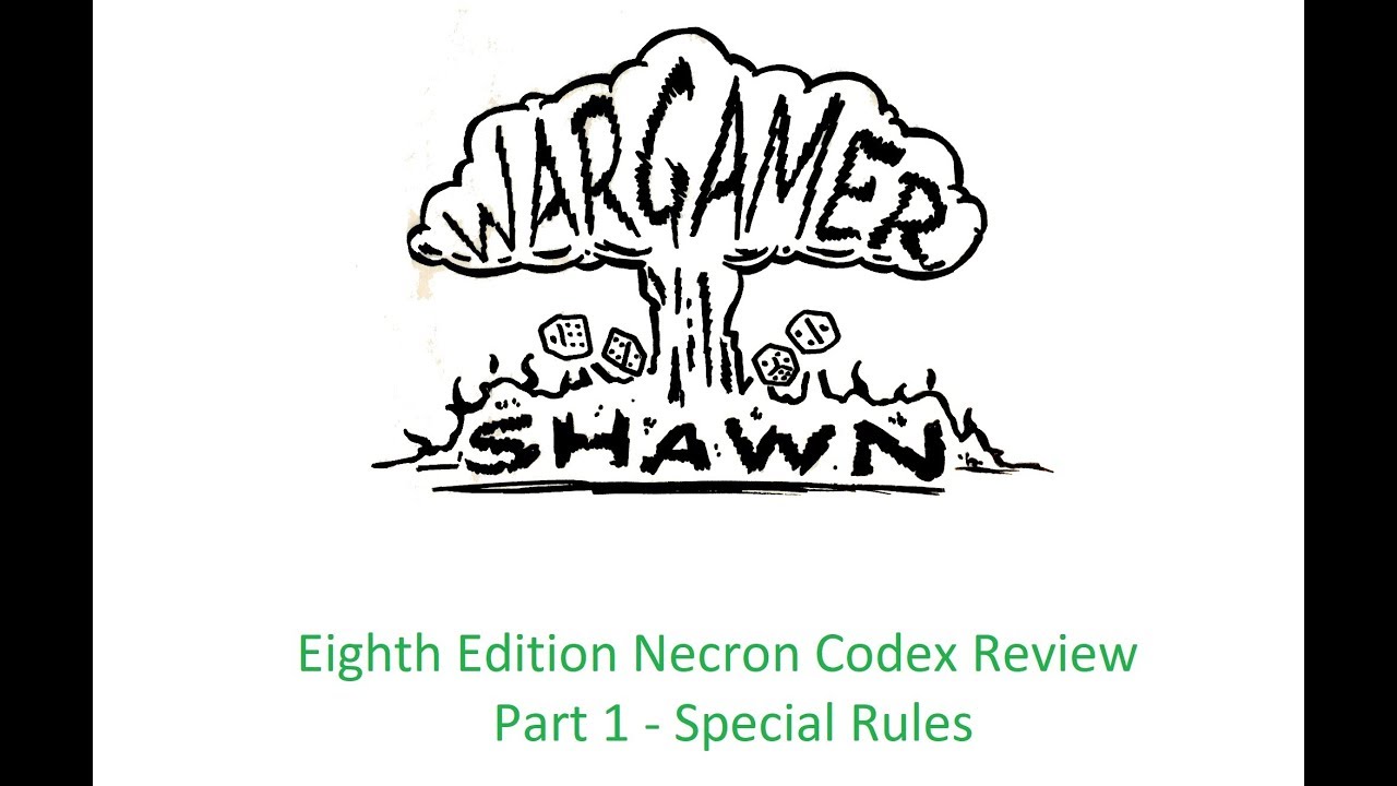 Warhammer 40k 8th Edition Necron Codex Review : Part 1 Intro - YouTube