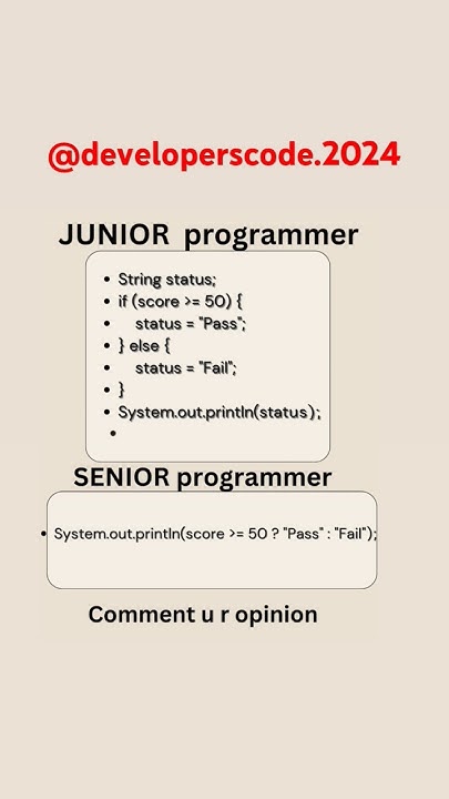 senior programmer vs junior programmer #coding #programming #java #learnjava #memes #codingmemes ...