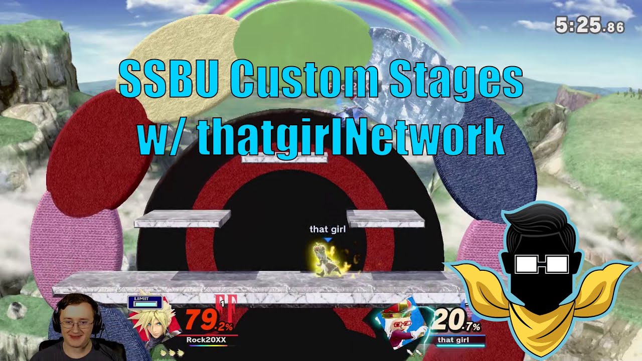 SSBU Custom Stages w/ thatgirlNetwork - YouTube