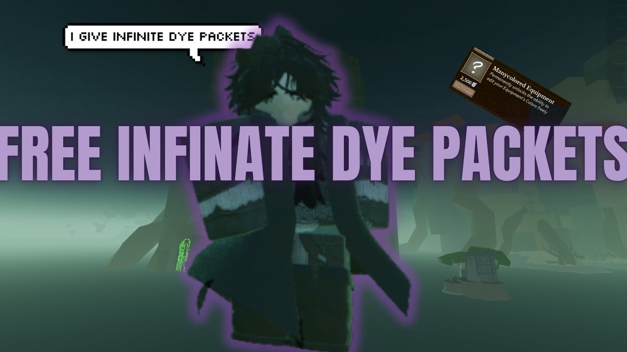 How To Get Infinite Dye Packets For FREE | Deepwoken - YouTube