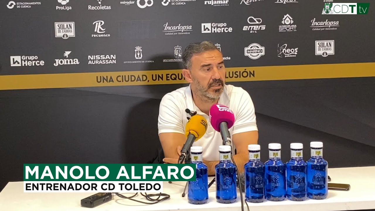 📺 Declaraciones de Manolo Alfaro, entrenador de #CDToledo, tras el ...