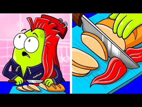 Long Hair VS Short Hair Struggles || Funny Relatable By Pear Vlogs