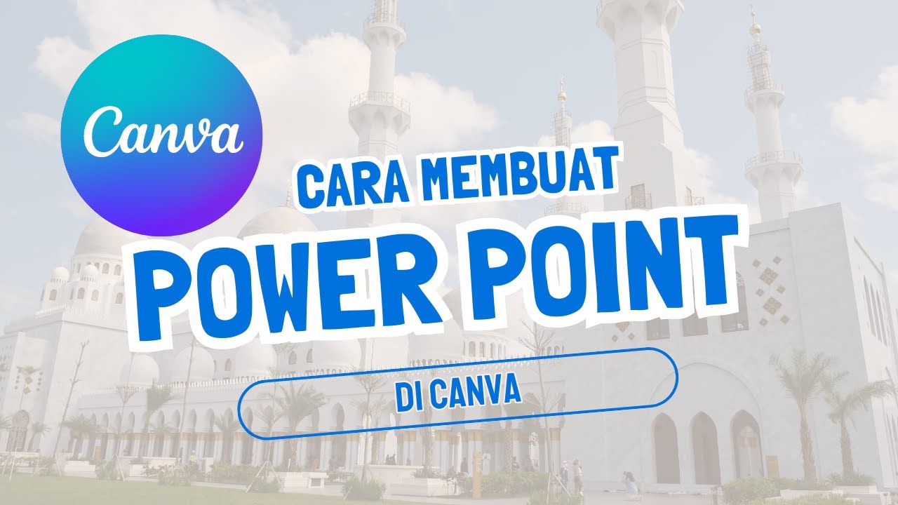 cara membuat power point di canva - YouTube