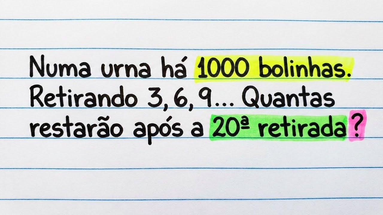 Exercícios sobre a soma dos termos de uma P.A - YouTube