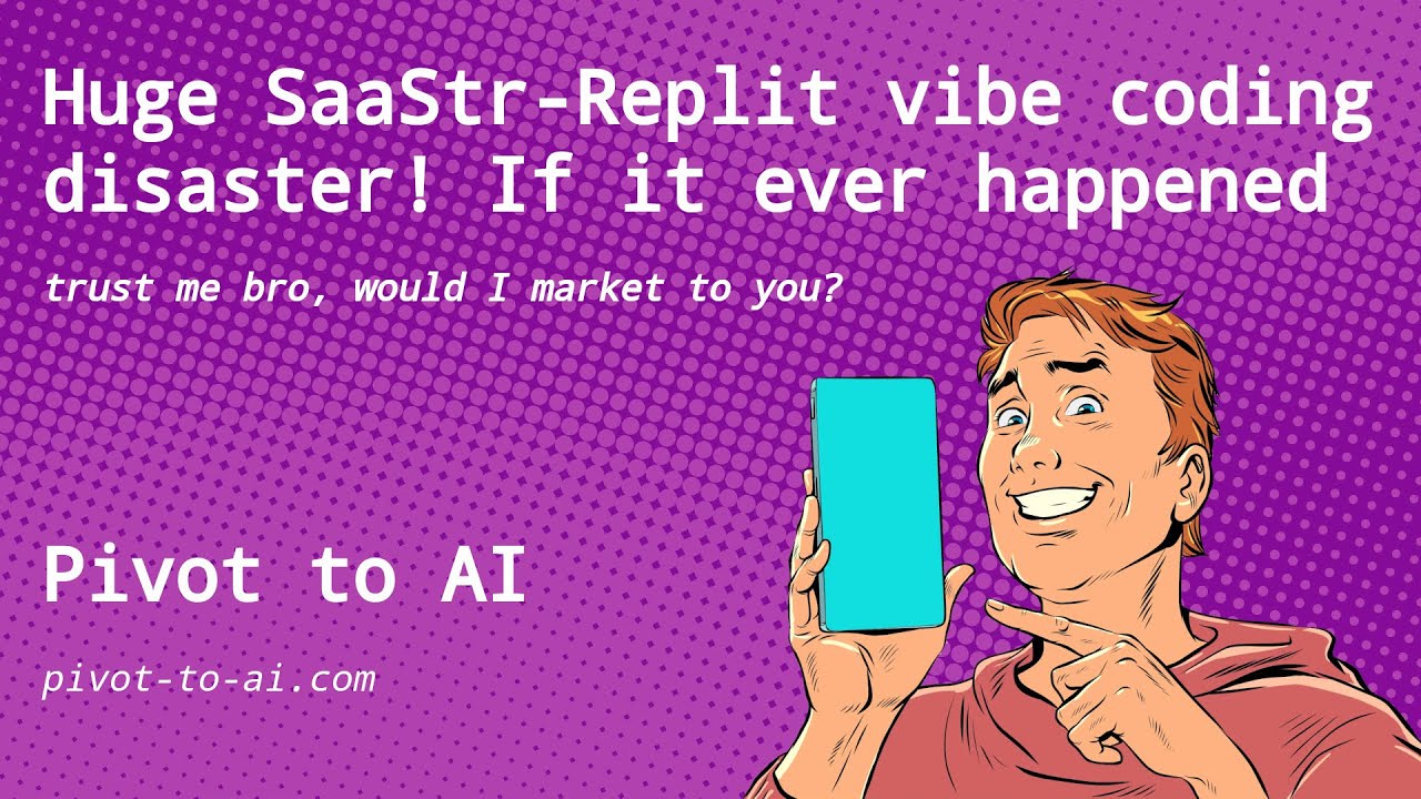 Huge SaaStr-Replit vibe coding disaster! — if it ever happened - YouTube