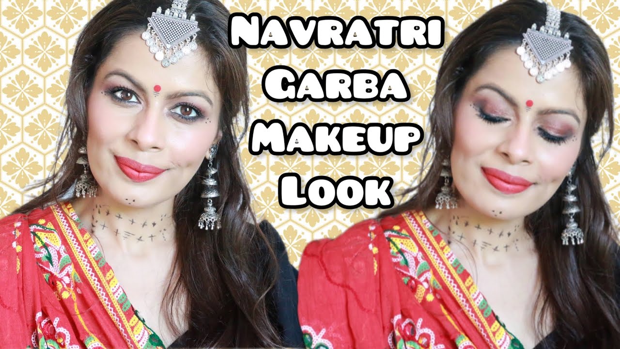 Navratri Garba Makeup | Waterproof & Sweatproof Maskeup | Traditional ...