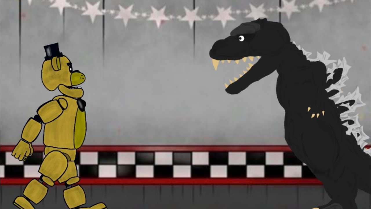 The Man in The Suit vs Golden Freddy (Dc2) - YouTube