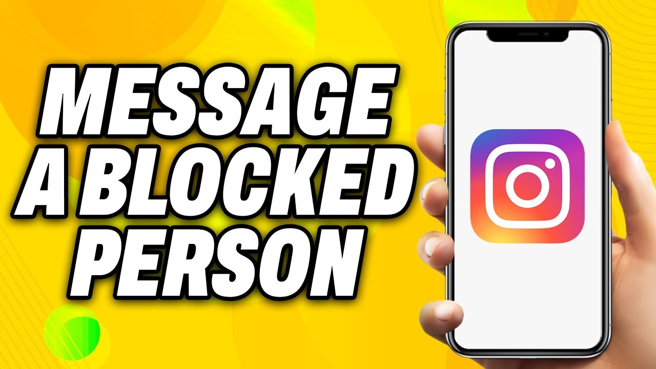 How To Message A Blocked Person On Instagram (2025) - Quick Fix - YouTube