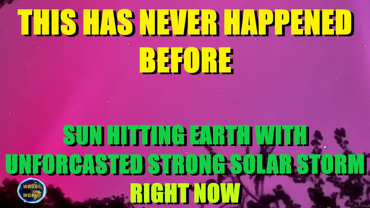AURORA BREAKS RECORD NEVER REPORTED HERE BEFORE / SOLAR STORM WARNING ...