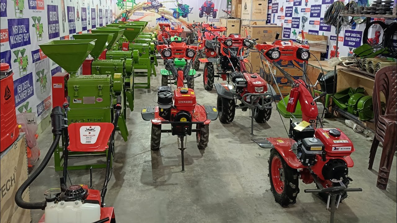 mini power tillar 63cc, 7hp, 7.5hp,9hp,15hp - YouTube
