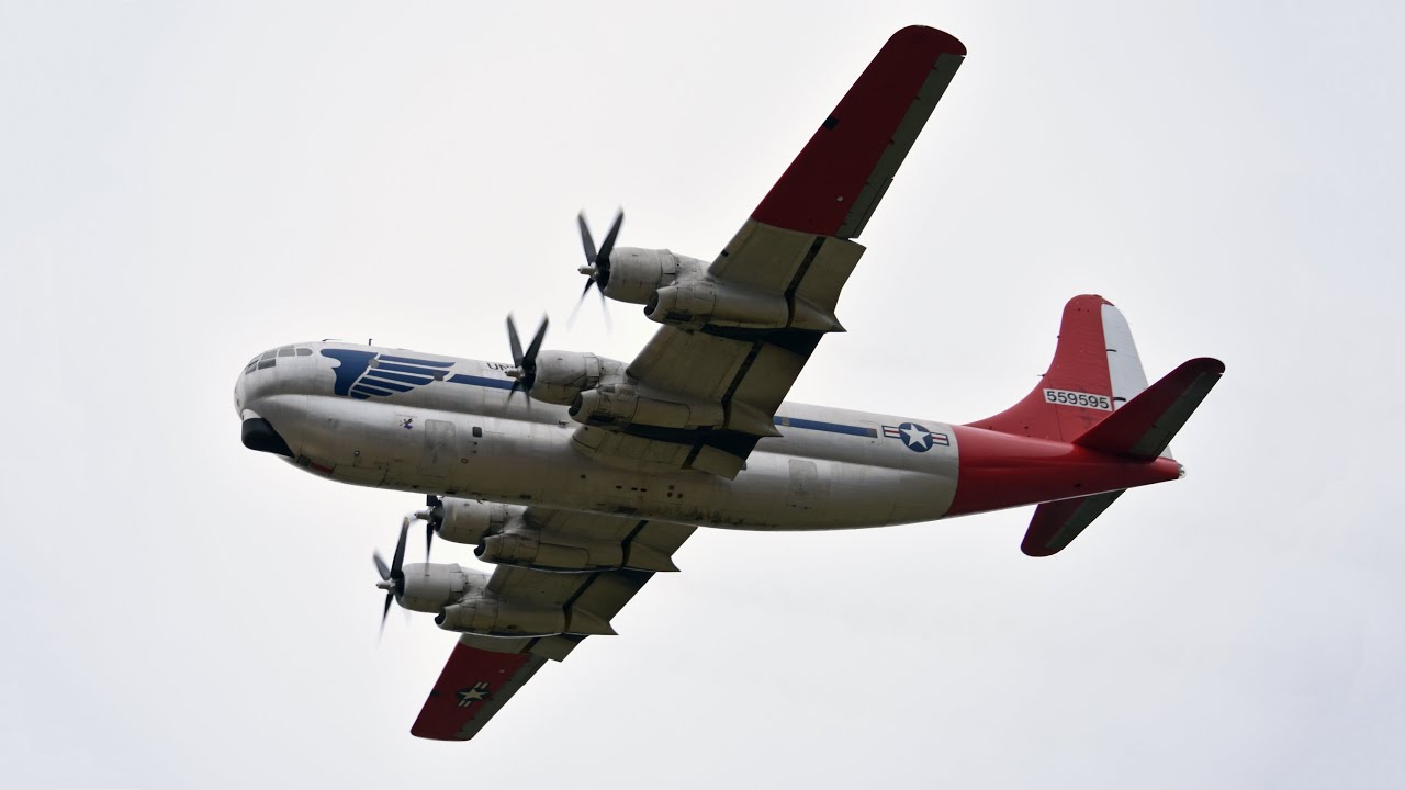 Berlin Airlift Historical Foundation C-97G Stratofreighter "Angel of Deliverance" - YouTube
