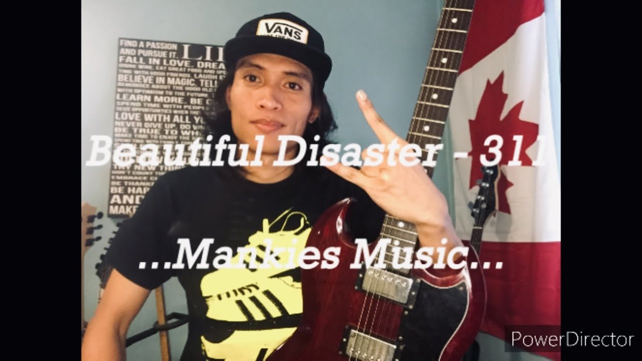 Beautiful Disaster by 311 (Mankies Guitar Cover) - YouTube