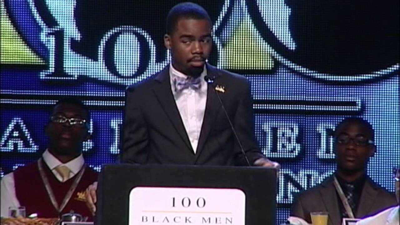 Thomas McRae Jr., President of the Collegiate 100 Chapter of Cheyney ...