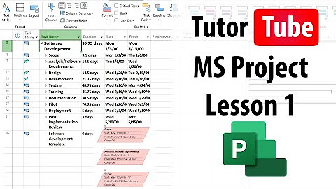 Microsoft Project Tutorial Series - YouTube