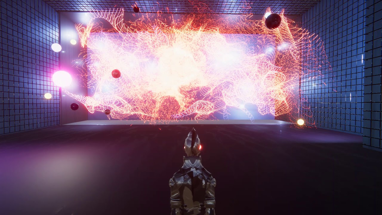Unity Simulation of an Immersive Responsive Light Installation - YouTube