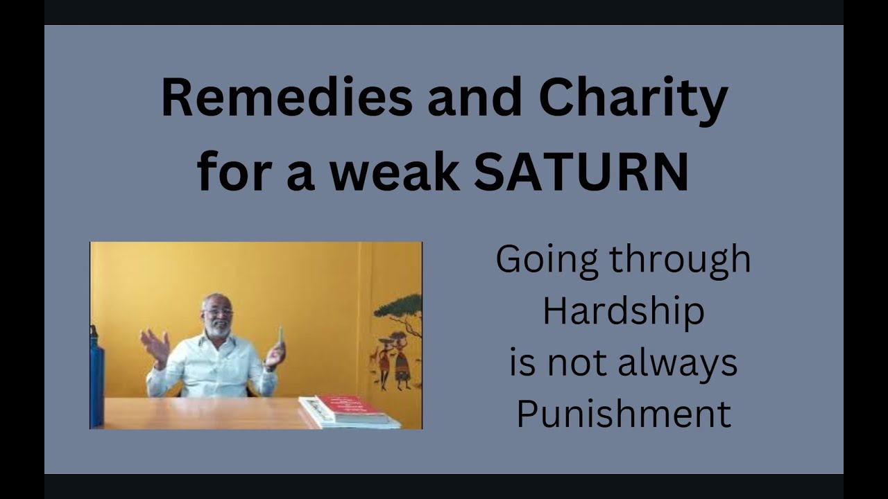 Class - 338 // Remedies and Charity for Saturn - the Rectifier - YouTube