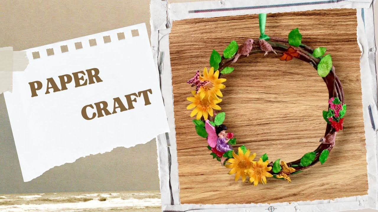 How to Make Welcome Door Hanger | Home decorating idea handmade | Quick ...