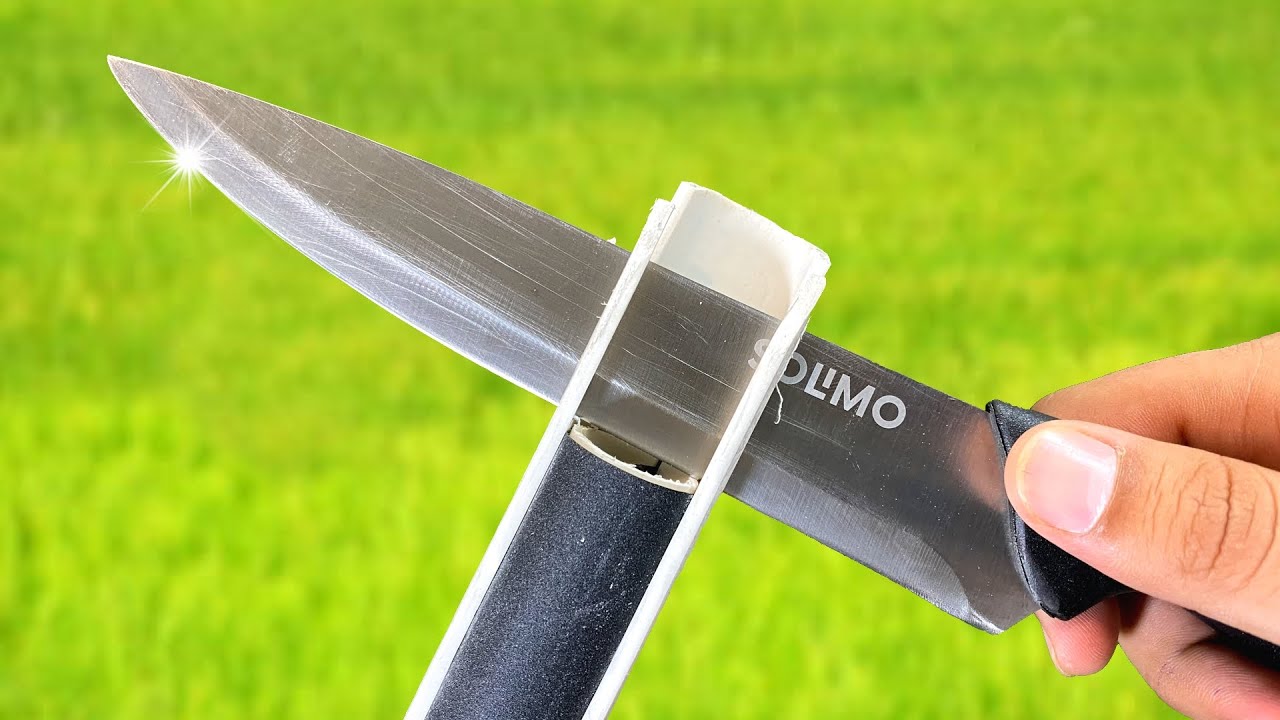 KNIFE Like a Razor ! Sharpen a knife in 3 Minutes With This Tool - YouTube
