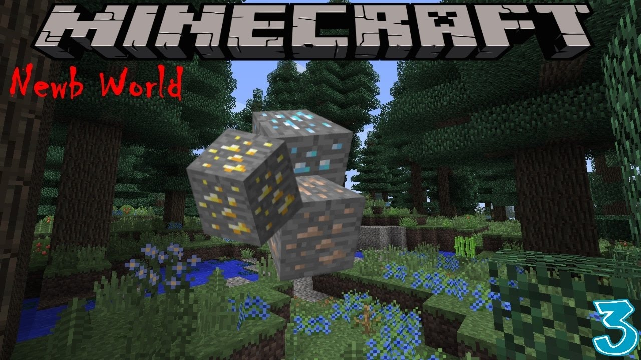 FAKE ORE - MINECRAFT NEWB WORLD S2 - EPISODE 3 (1.11 MODDED SURVIVAL ...